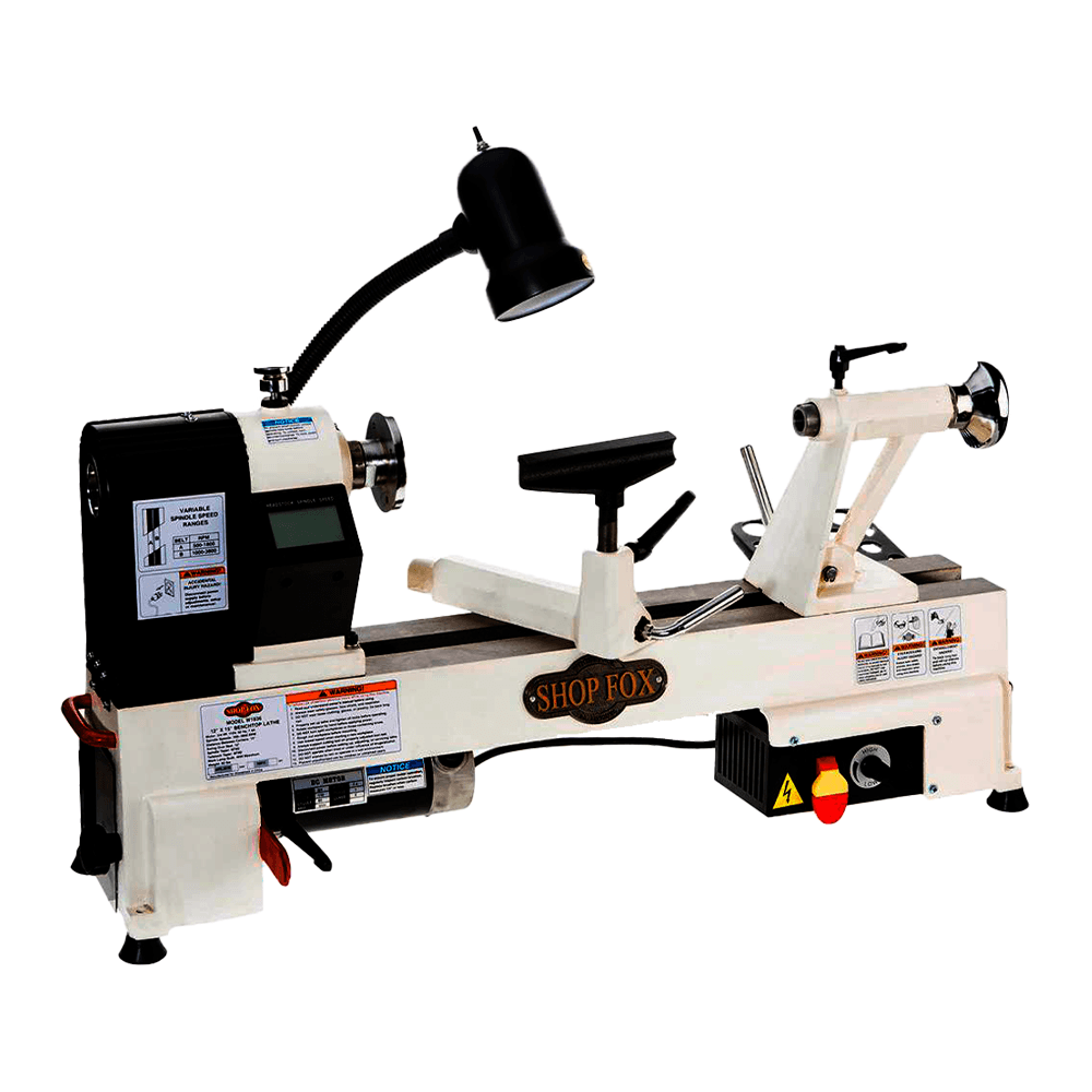 Torno para Madera de 15" X 12"Volteo 3/4 HP Velocidad Variable de 500 a ...