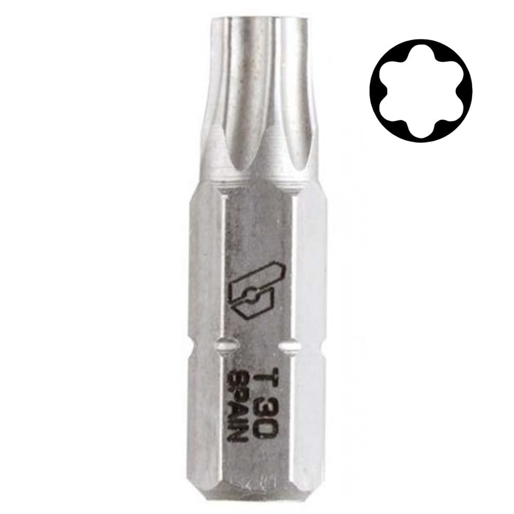 Punta Atornillador Torx de 1/4 - Hexagonal T8 X 1" (Pack 5 C/U ...