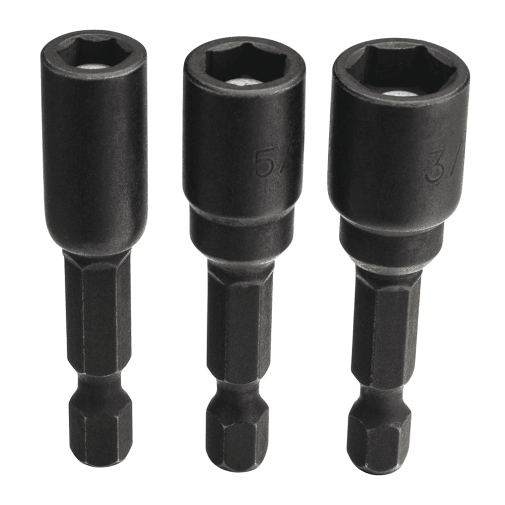 Socket Magnético de Impacto de 1/4 - Hexagonal 1/4, 5/16, 3/8 X 1-3/4 ...