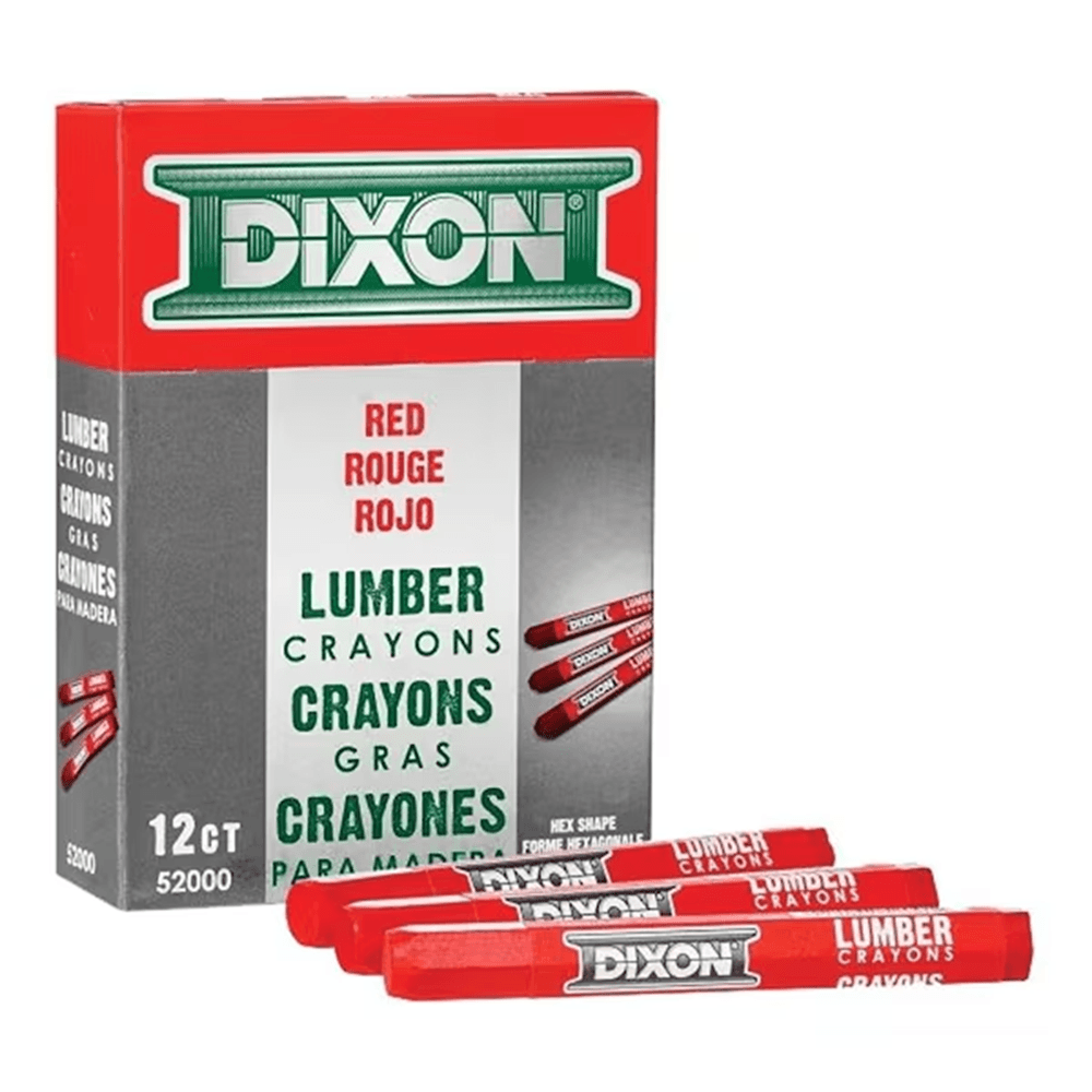 Crayón Color Rojo de 1/2 X 4-1/2. DIXON TICONDEROGA - Centro Industrial
